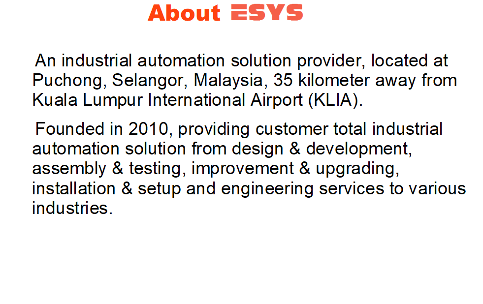 ESYS Technology Sdn Bhd
